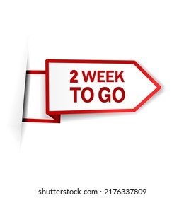 2 Week Go Banner Modern Web Stock Vector (Royalty Free) 2176337809 ...