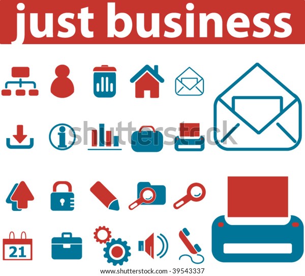 20 signos comerciales. vector: vector de stock (libre de regalías ...