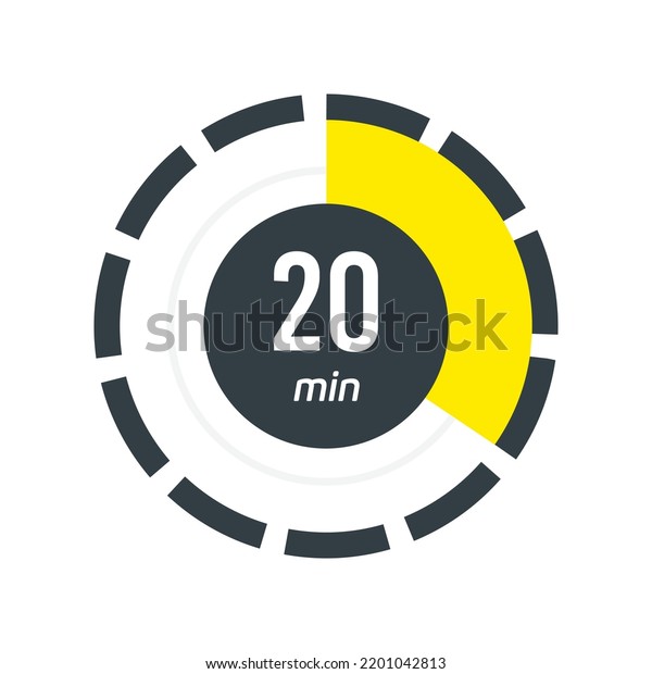 20 Minutes Timer Stopwatch Symbol Flat Stock Vector (Royalty Free ... 20 Minutes Timer Stopwatch Symbol Flat Stock Vector (Royalty Free ...