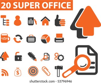 20 Super Office Signs Vector: เวกเตอร์สต็อก (ปลอดค่าลิขสิทธิ์) 53796946 ...