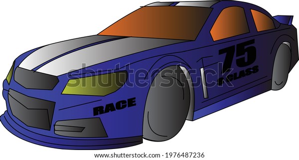 2007 Racing Car Number 75 Vector Stock Vector (Royalty Free) 1976487236 ...