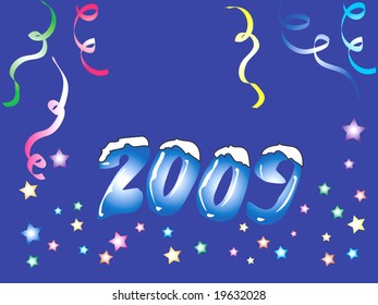 2009 Celebration Stock Vector (Royalty Free) 19632028 | Shutterstock