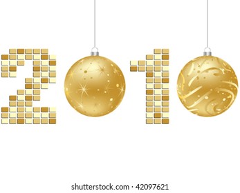 2010 Year Vector Illustration Stock Vector (Royalty Free) 42097621 ...