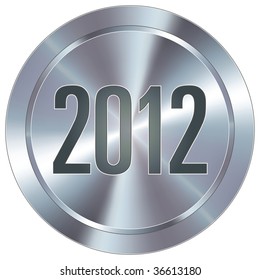 2012 Calendar Year Icon On Round Stock Vector (Royalty Free) 36613180 ...