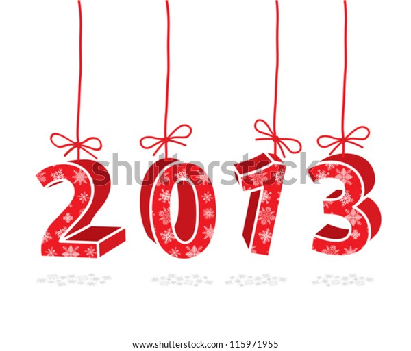 2013 Year Sign Stock Vector (Royalty Free) 115971955 | Shutterstock