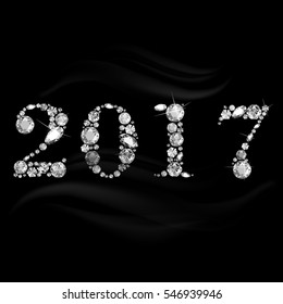 2017 Design Vector Illustration New Year Stock Vector (Royalty Free ...