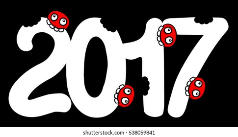 2017 Year Symbol Stock Vector (Royalty Free) 538059841 | Shutterstock