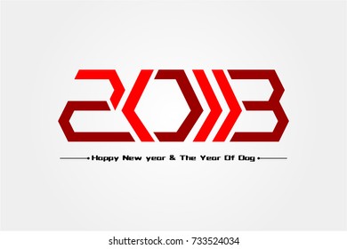 2018 Font Design Stock Vector (Royalty Free) 733524034 | Shutterstock