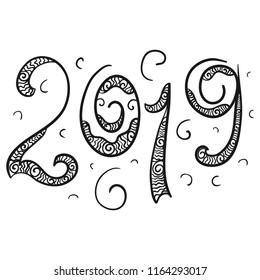 2019 Vector Illustration Stock Vector (Royalty Free) 1164293017 ...