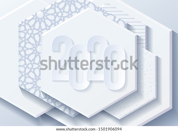 2020 Background Design Creative Graphic Element Stock Vector (Royalty ...