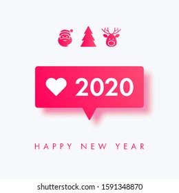 2020 Happy New Year Background Follower Stock Vector (Royalty Free ...