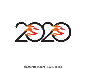 2020 Logo Text Design Template Stock Vector (Royalty Free) 1534786283