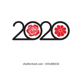 2020 Logo Text Design Template Stock Vector (Royalty Free) 1551400154 ...