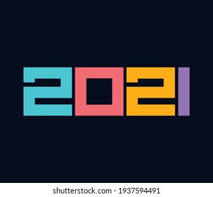 2021 Logo Trend Design Background Stock Vector (Royalty Free ...