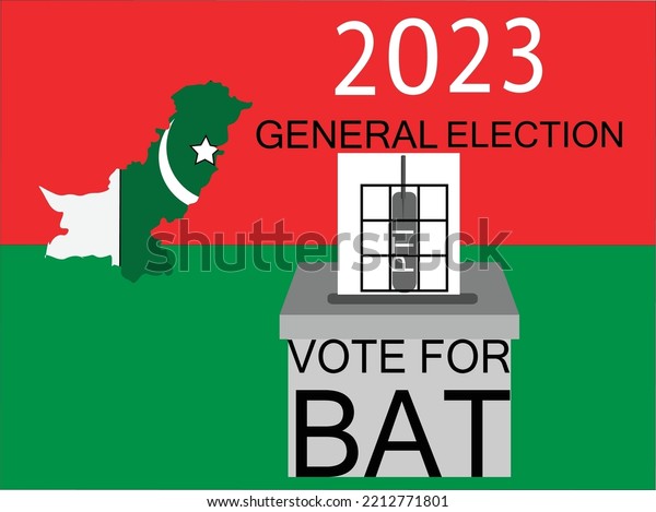2023 General Election Text Pakistani Map Stock Vector (Royalty Free ...