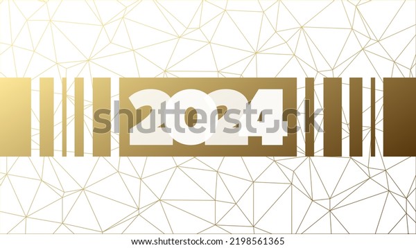 2024 New Year Vector Icon Gold Stock Vector (Royalty Free) 2198561365 ...