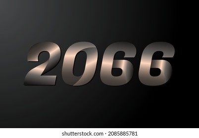 2066 Year Logotype 2066 New Year Stock Vector (Royalty Free) 2085885781 ...