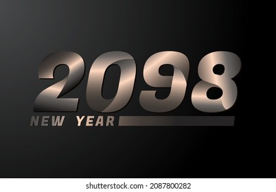 2098 Vector Isolated On Black Background Stock Vector (Royalty Free ...