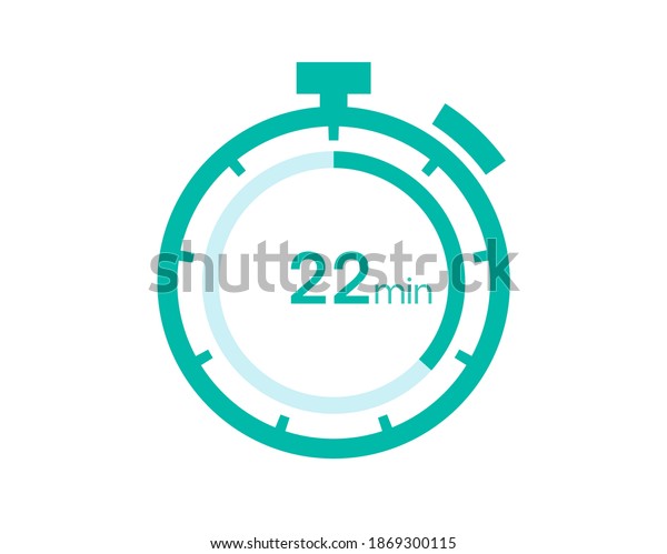 22 Minutes Timer Icon 22 Min Stock Vector (Royalty Free) 1869300115 ...