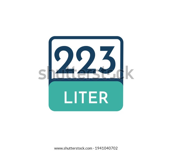 Ilustración vectorial de icono de 223: vector de stock (libre de ...