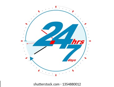 792 24x7 Stock Vectors, Images & Vector Art | Shutterstock