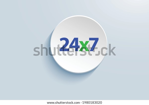 247 Services Text Vector Design Stock Vector (Royalty Free) 1980183020 ...