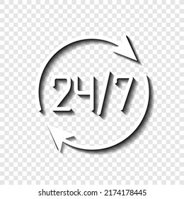 24h Hours Day 7 Days Week Stock Vector (Royalty Free) 2174178445 ...