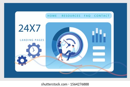 792 24x7 Stock Vectors, Images & Vector Art | Shutterstock