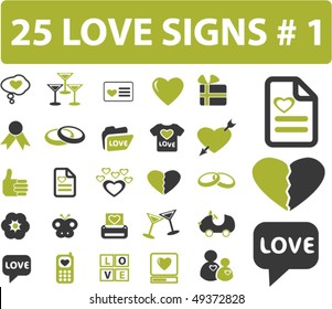 25 Love Signs 1 Vector Stock Vector (Royalty Free) 49372828 | Shutterstock