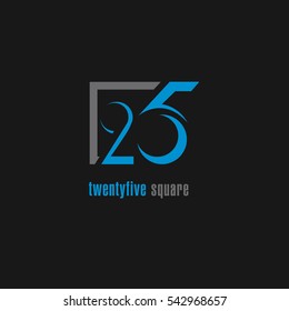 25 Number Logo Design Vector Element: vector de stock (libre de ...