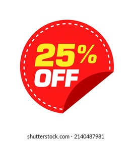 5,401 25% off sticker Images, Stock Photos & Vectors | Shutterstock