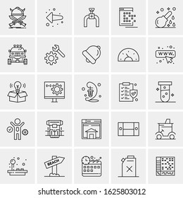 Interior Design Icons Set Vector Architecture Stock Vector (Royalty ...