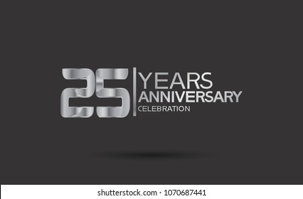 637 25th anniversary logo silver Images, Stock Photos & Vectors ...