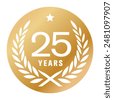12,497 25 Years Logo Images, Stock Photos, 3D objects, & Vectors ...