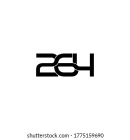 264 Letter Original Monogram Logo Design Stock Vector (Royalty Free ...