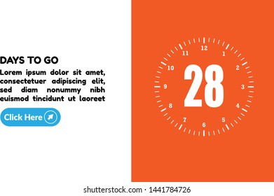 459 28 Days Countdown Images, Stock Photos & Vectors | Shutterstock