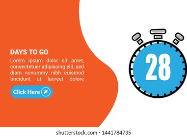 459 28 Days Countdown Images, Stock Photos & Vectors | Shutterstock