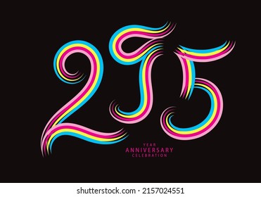 295 Number Design Vector Graphic T Stock Vector (Royalty Free ...