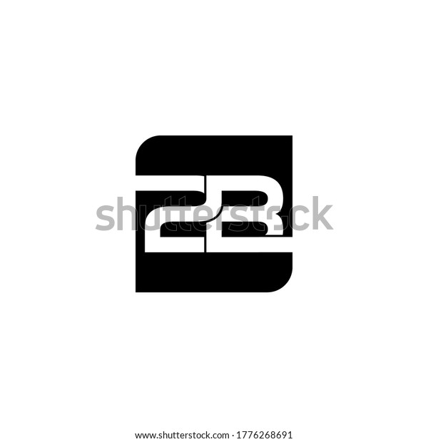 2b 문자 원본 모노그램 로고 디자인 스톡 벡터(로열티 프리) 1776268691 | Shutterstock