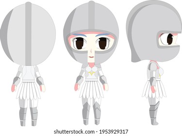 2d Character 2d Game Each Body Stock Vector (Royalty Free) 1953929317 ...