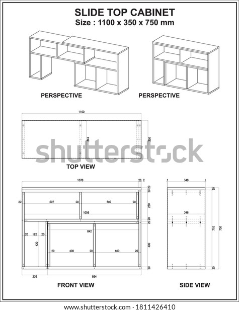 2 Cabnet Draws Images, Stock Photos & Vectors | Shutterstock