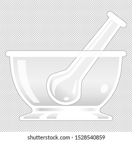 2d Laboratory Equipment Cartoon Vector Glass Stock Vector (Royalty Free ...