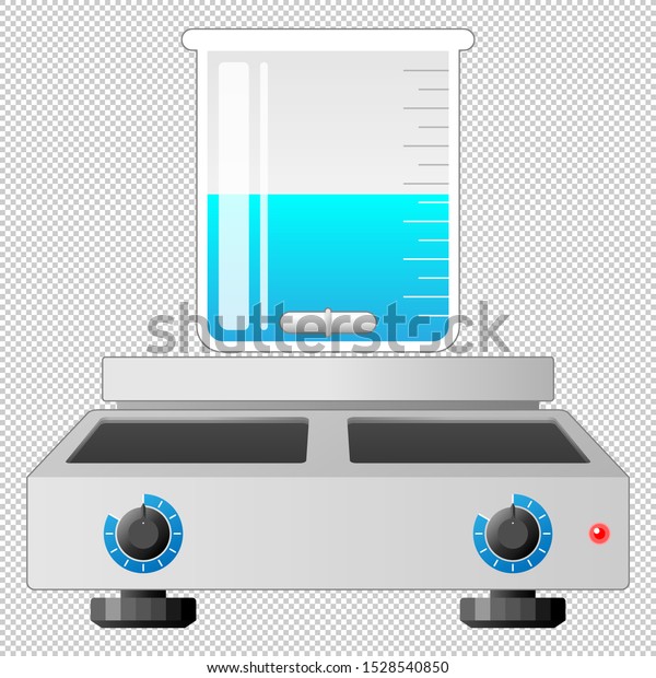 Vector de stock (libre de regalías) sobre 2d Laboratory Equipment ...