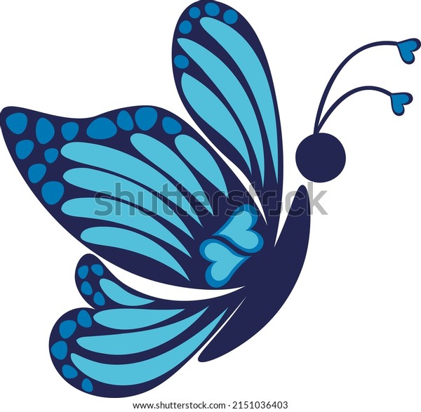 2d Side View Isolated Dark Blue: เวกเตอร์สต็อก (ปลอดค่าลิขสิทธิ์ ...