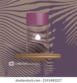 2d Vector Illustration Perfume Bottle On Stock Vector (Royalty Free ...