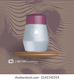 2d Vector Illustration Pot Container On Stock Vector (Royalty Free ...