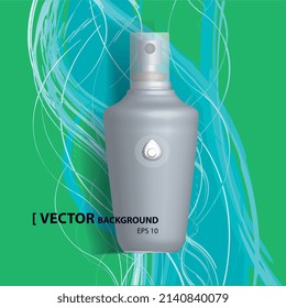 2d Vector Illustration Spray Bottle On Stock Vector (Royalty Free ...