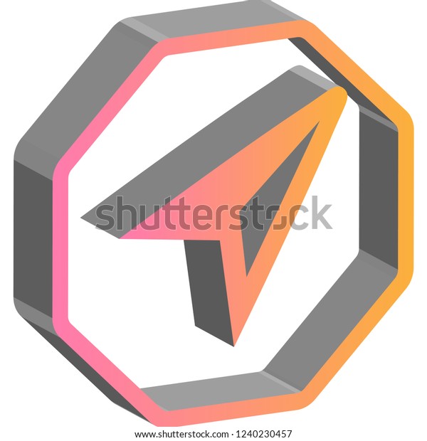2d Vector Map Icon Pictogram Any Stock Vector (Royalty Free) 1240230457 ...