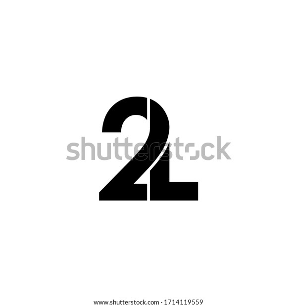 2l Letter Original Monogram Logo Design Stock Vector (Royalty Free ...