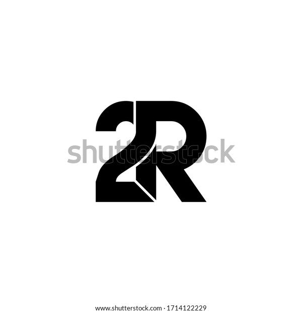 2r Letter Original Monogram Logo Design Stock Vector (Royalty Free ...